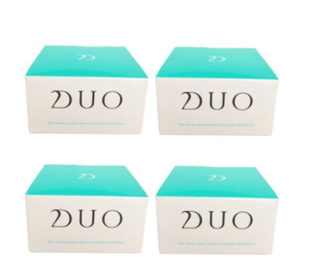 （4本セット）DUO　デュオ ザ 薬用クレンジングバーム バリア 90g  W洗顔不要 メイク落とし | バーム クレンジング 化粧おとし 化粧品 コスメ 洗顔 毛穴汚れ 保湿ケア 日本製 美容 スキンケア 化粧落とし 乾燥