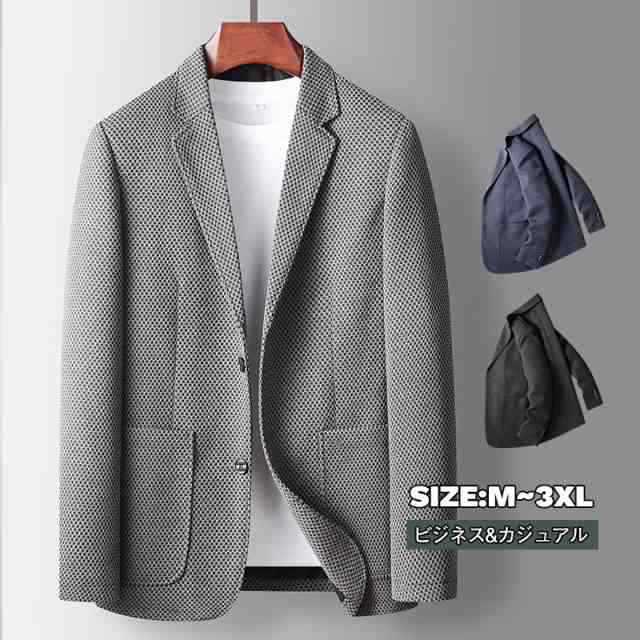 レビュー高評価商品 即納OK 数量限定入荷 おしゃれ メンズ ギフトにも最適 ジャケット キレイめ ゴルフ 長袖 春夏秋 30 SNS話題 テーラードジャケット フォーマル カジュアル テーラード 総柄 送料無料 クリスマスプレゼント あったか
