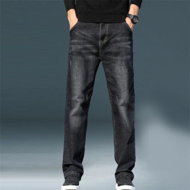パンツ 30-44CM デニムパンツ メンズ ストレッチ イージーパンツ 薄手