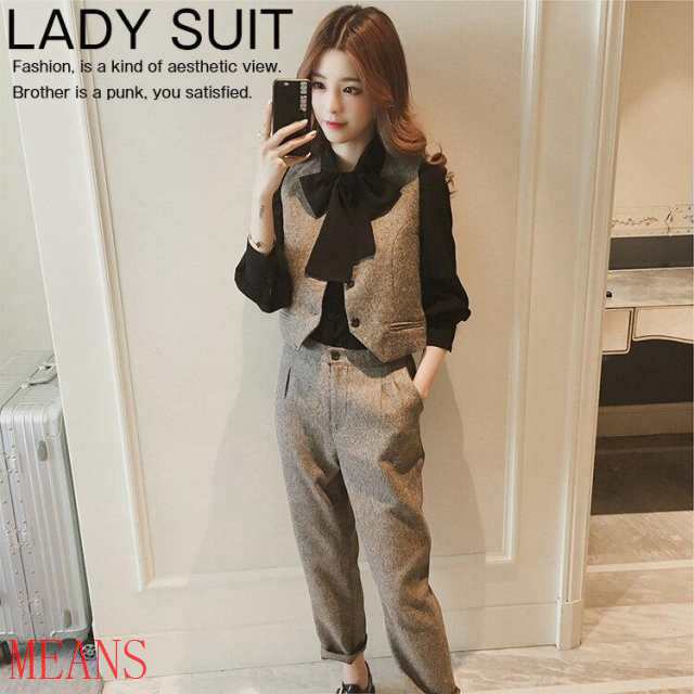 売れ筋アイテム 話題商品 数量限定入荷 おしゃれ レディース 毎日使える便利品 入園式 かっこいい 卒業式 卒園式 パンツ 入学式 スーツ 結婚式 3点セット SNS話題 ママスーツ 送料無料