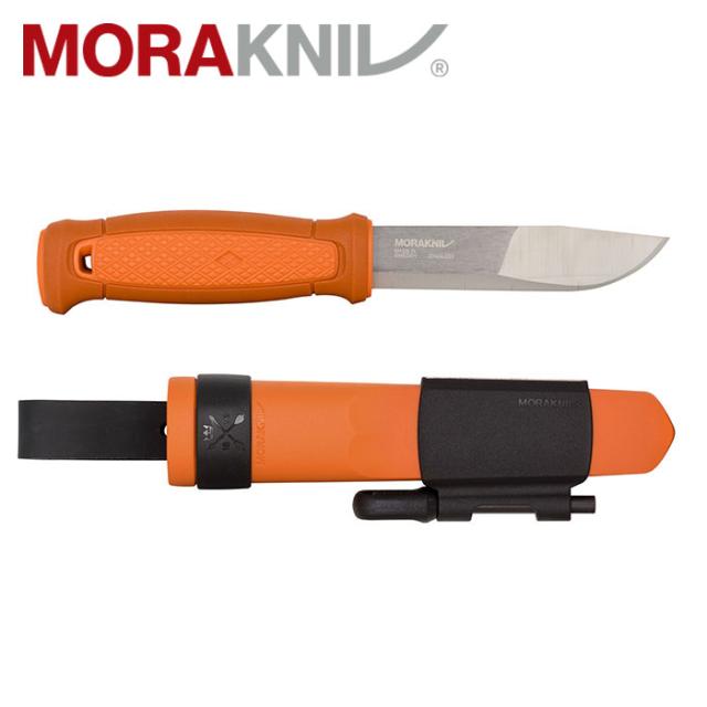 モーラナイフ カンスボル サバイバルキット ステンレス Morakniv 正規品 | キャンプナイフ アウトドアナイフ フェザースティック ハンティング 狩猟ナイフ 着火可能 ファイヤースターター付 キャンプ アウトドア 調理 料理 釣り 登山キャンプ用品