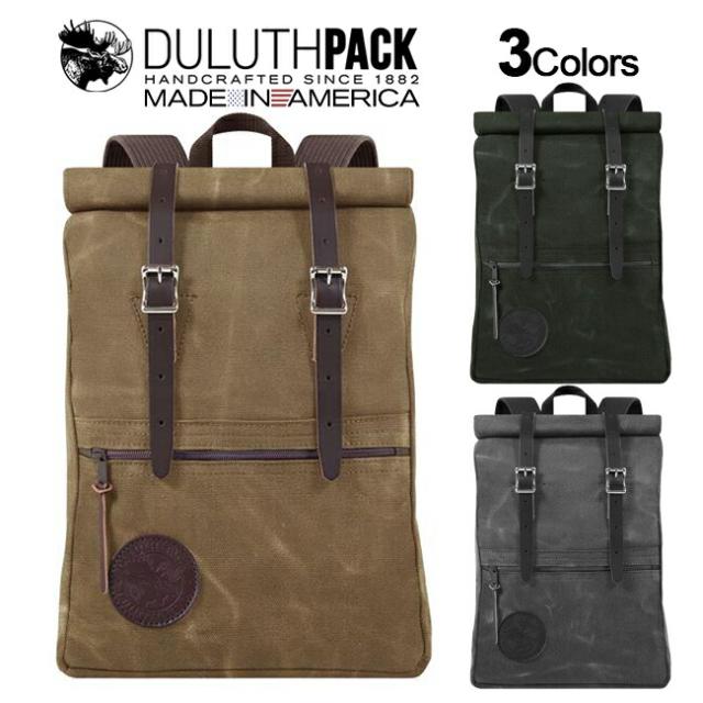 Duluth Pack Roll-Top Scout Pack WAX ダルースパック ロールトップ スカウトパック ワックス 【正規品】
