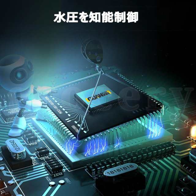 高圧洗浄機 コードレス 充電式 18Vバッテリー対応 小型 軽量 5.0MPa 自吸式 LEDバッテリー残量表示 収納ボックス付き 強力噴射 家庭用 洗浄機 温水 掃除