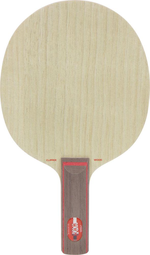 スティガ STIGA 卓球 シェークラケット CLIPPER WOOD WRB クリッパーウッド ストレート オフェンシブ 7枚合板 木材 グリップ JTTA 日本卓球協会 公認 部活動  202037