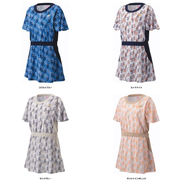 ヨネックス YONEX テニス ウィメンズワンピース 硬式 軟式 ソフトテニス ワンピース トップス トーナメント ツアー ゲーム 試合 練習 トレーニング 吸汗 速乾 レディース 女性  20796