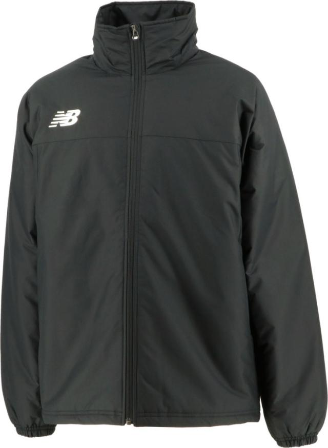 ニューバランス New Balance サッカー パデットジャケット メンズ ウェア アウター 上着 防寒 保温 中綿 練習 ロゴ 移動 部活 トレーニング 秋 冬 ランニング ウォーキング トレーニング  JMJF1421 BK