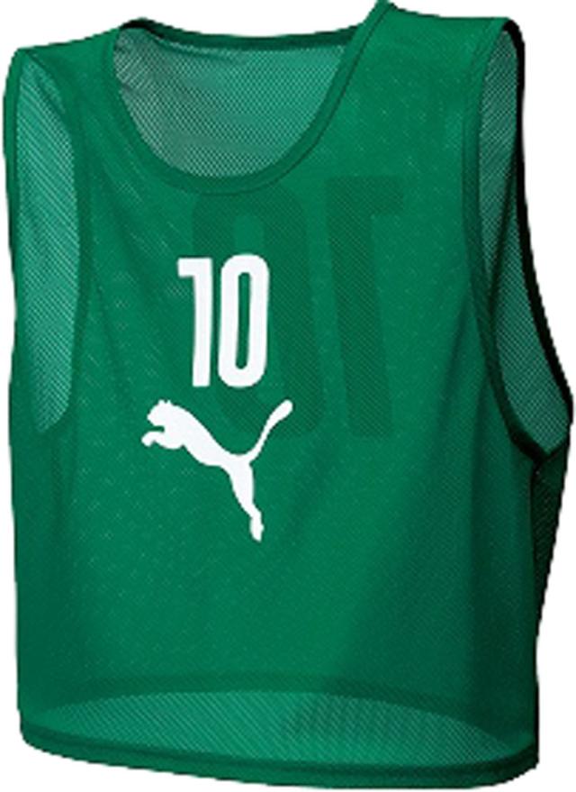 プーマ PUMA サッカー ビブスセット 10マイグミ メンズ ゼッケン 練習 紅白戦 トレーニング リレー 運動会 体育祭 部活 クラブ 体育 学校 バスケ 収納袋付き プーマロゴ  920604 02