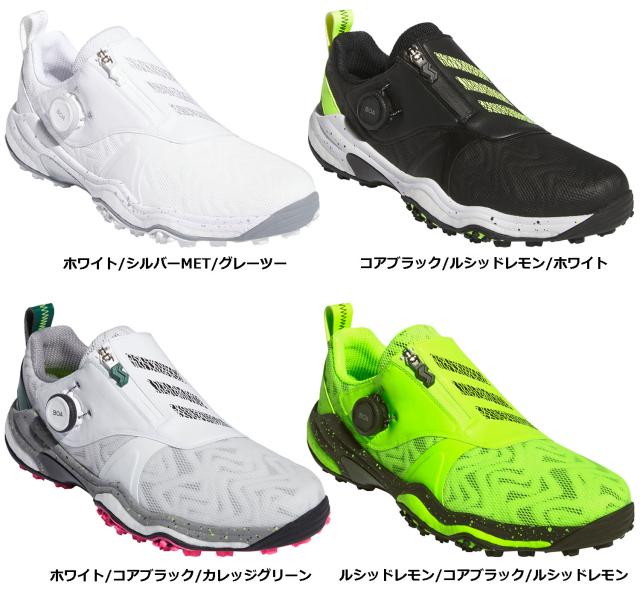 アディダス adidas ゴルフ コードカオス ボア 25/Codechaos Boa 25 メンズ 男性 ゴルフシューズ 靴 レギュラーフィット 防水ニットアッパー ミッドソール EE相当   NKZ93