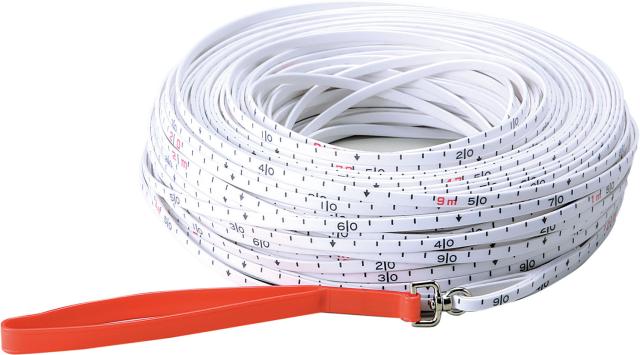 エバニュー Evernew 検尺ロープ100 巻尺 巻き尺 6mm幅 メジャー グラウンド整備 備品 陸上 トラック競技 体育館 学校 体育 運動会 競技会 部活 練習 トレーニング  EKA197