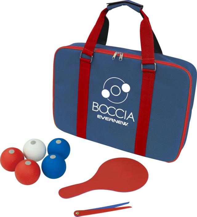 エバニュー Evernew 【メーカー直送品】 ボッチャボール3 体験版セット 入門 ビギナー 屋内 屋外 審判道具付き 球技 トレーニング レクリエーション ゲーム レジャー パラリンピック  ETE039