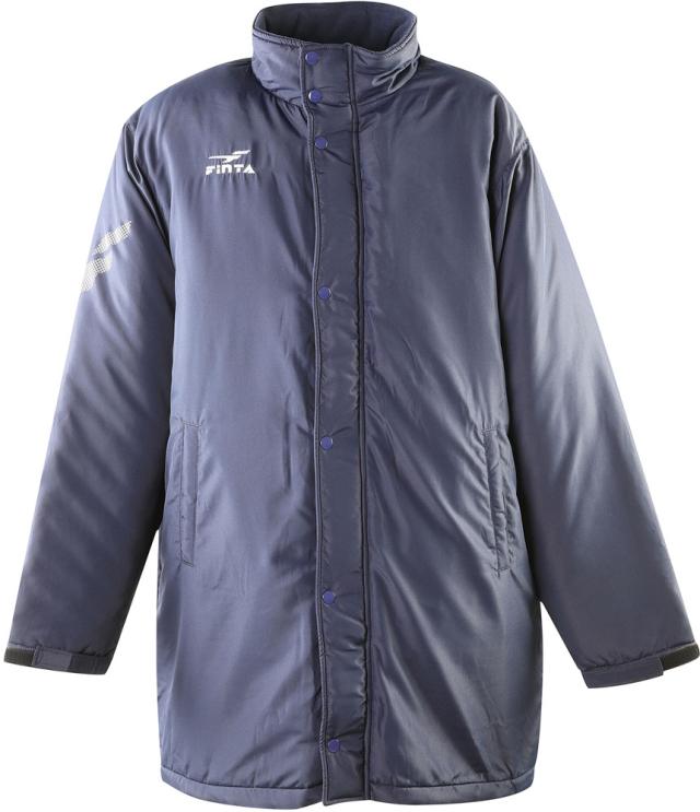 フィンタ FINTA サッカー 中綿ハーフコート 上着 ジャンパー 防寒着 大人用 メンズ レディース 撥水加工 保温 冬 男性 女性 学生 社会人 サークル 応援 観戦 トレーニング  FT5134 1100