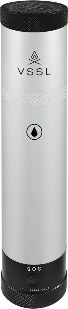 アウトドア VSSL フラスク2.0 シルバー 懐中電灯 ハンドライト ライト ショットグラスキャンプ LED  VSSL01106S