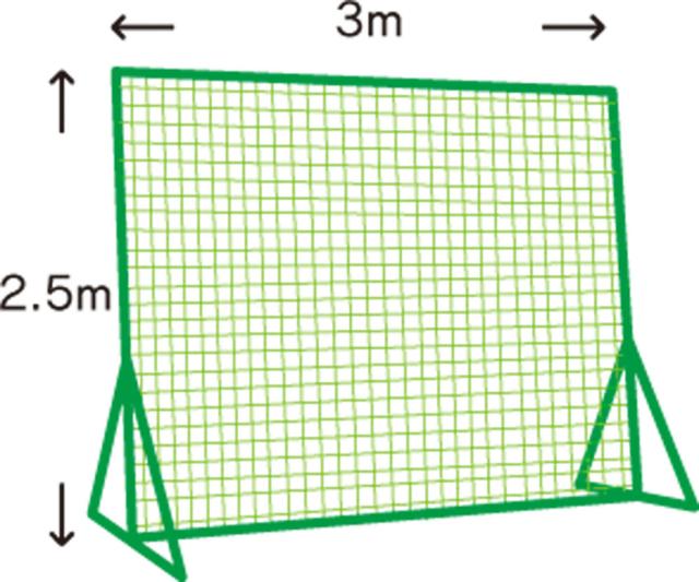 カネヤ KANEYA 取替ネット2.5m×3mW KB-2500WN 野球 ソフトボール ネット ベースボール バッティング スイング ピッチング 防球 部活 学校 授業 練習  KB2500WN