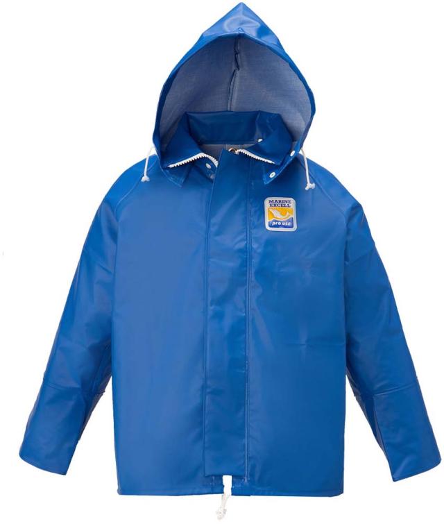 ロゴス LOGOS アウトドア マリンエクセル ジャンパー ブルー 3L レインジャケット レインウェア 防水 水産業 遠洋・中近海作業 湾岸作業 養殖業 水産加工業 ジャケット   12020150