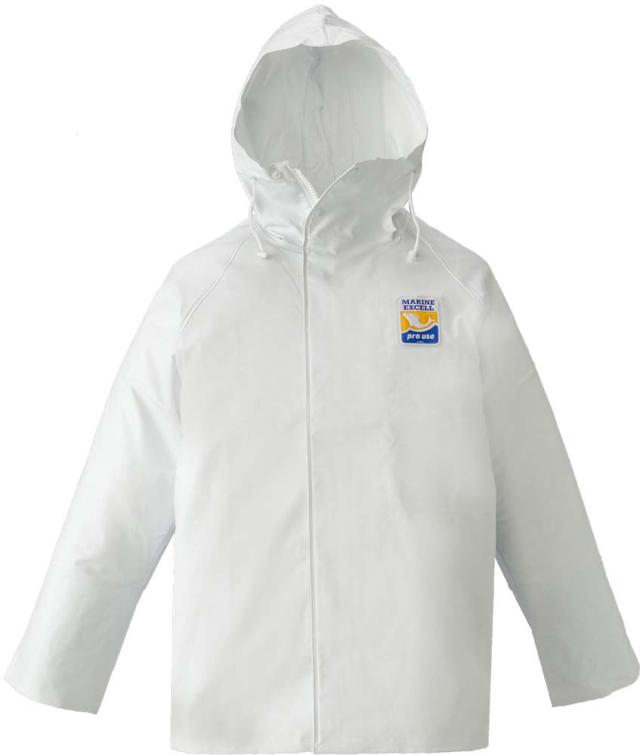 ロゴス LOGOS アウトドア マリンエクセル パーカー ホワイト LL ジャケット レイン 防水 撥水 水産業 遠洋・中近海作業 湾岸作業 養殖業 水産加工業  12030611