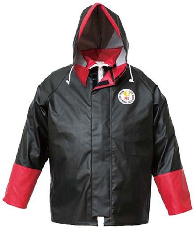 ロゴス LOGOS アウトドア ハイパーマリンエクセル プロ ジャケット ブラック 3L レインジャケット 防水 耐寒 水産業 遠洋・中近海作業 湾岸作業 養殖業 水産加工業  12170710