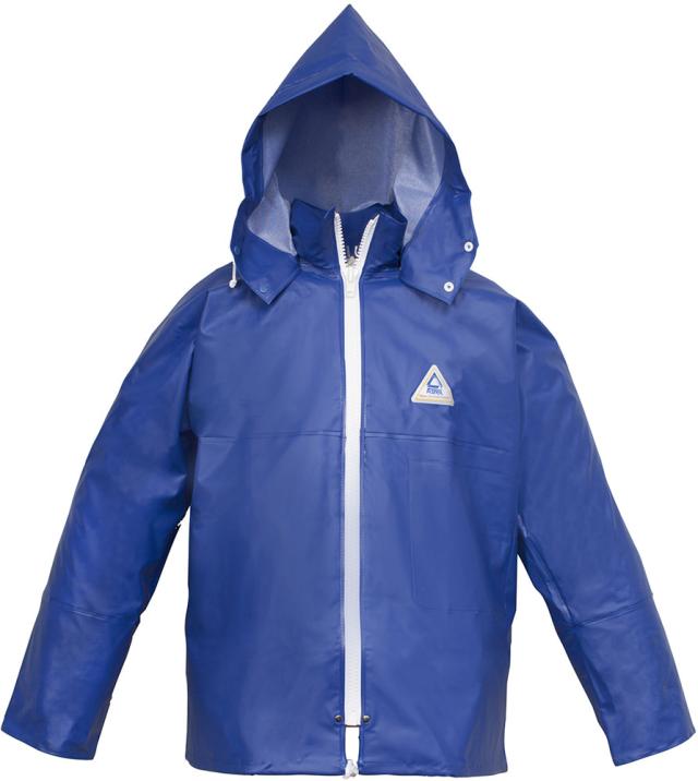 ロゴス LOGOS アウトドア レインアタッカー ジャンパー ブルー L ジャケット レイン 防水 撥水 耐寒 水産業 沿岸作業 養殖業 水産加工業  12520002