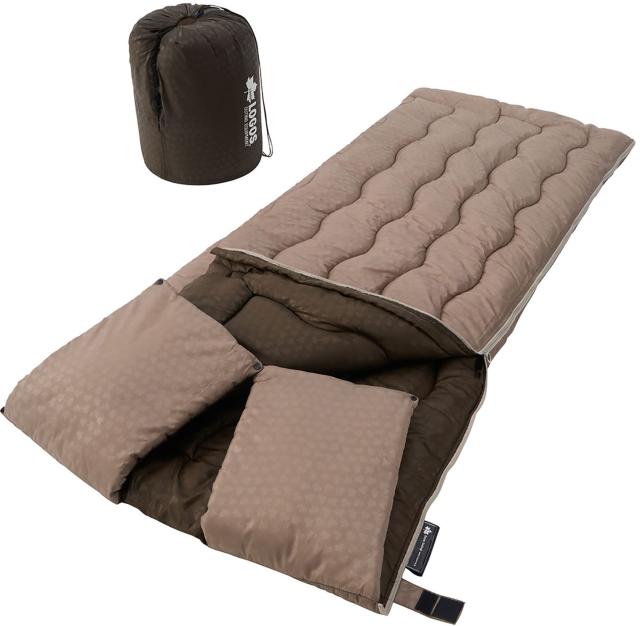 ロゴス LOGOS アウトドア 抗菌防臭 丸洗いウォーマーシュラフ・-6 寝袋 寝具 封筒型 スリーピングバッグ ネックウォーマー キャンプ 車中泊 台風対策 災害対策 適正温度-6℃まで  72600037