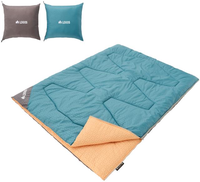 ロゴス LOGOS アウトドア ミニバンピッタリ寝袋 -2 BD シュラフ 寝具 封筒型 スリーピングバッグ クッション 洗濯可能 車中泊 キャンプ 防災 台風対策 災害対策 コンパクト  72600241