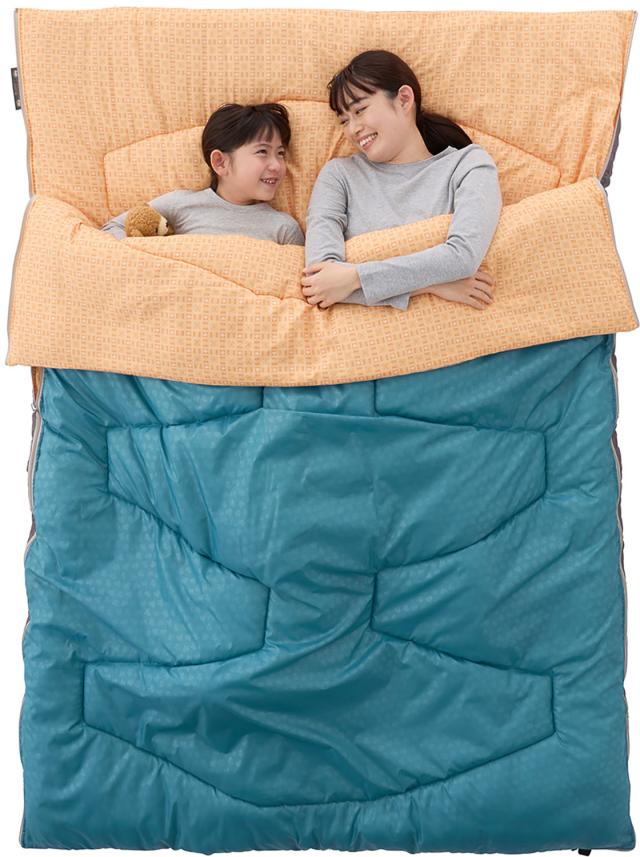 ロゴス LOGOS アウトドア ミニバンピッタリ寝袋 -2 BD シュラフ 寝具 封筒型 スリーピングバッグ クッション 洗濯可能 車中泊 キャンプ 防災 台風対策 災害対策 コンパクト  72600241