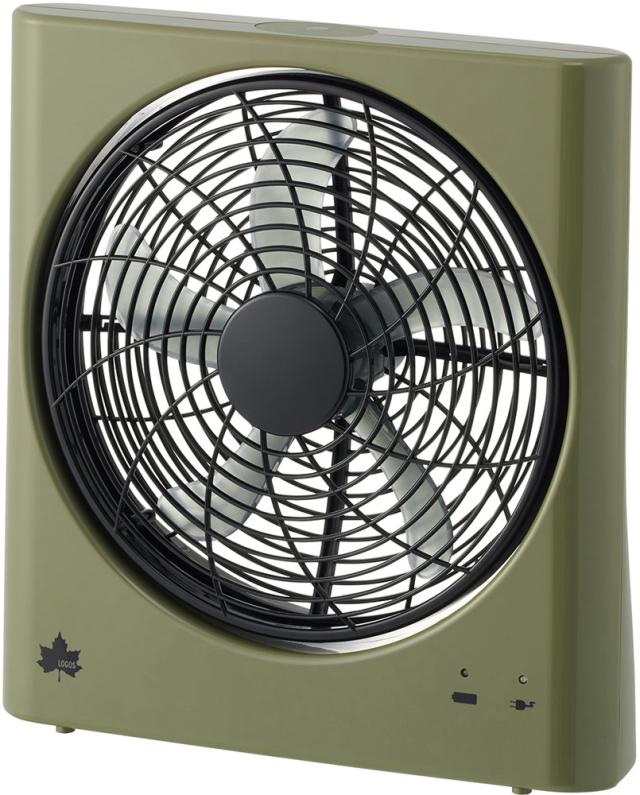ロゴス LOGOS アウトドア マルチ na どこでも扇風機 充電・AC・乾電池 扇風機 ファン 蓄電式 電池式 熱中症対策 AC電源式 キャンプ ポータブル 仕事 デスク 防災 停電対策  81336703