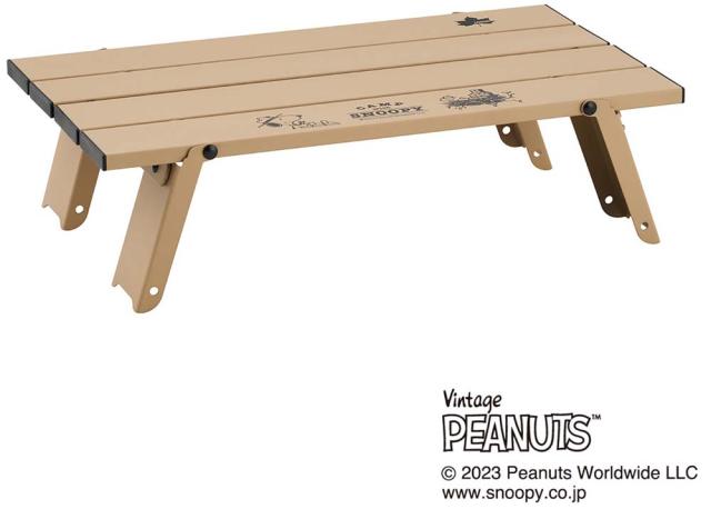 ロゴス LOGOS アウトドア スヌーピー ビーグルスカウト SNOOPY Beagle Scouts 50years ロール膳テーブル ピクニック テーブル ローテーブル コンパクト 机  86001109
