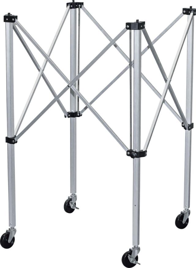 ミカサ MIKASA メッシュボールカゴ フレーム 学校 体育 授業 クラブ 部活 箱型 シルバー 球技 球入れ  ACCF100M