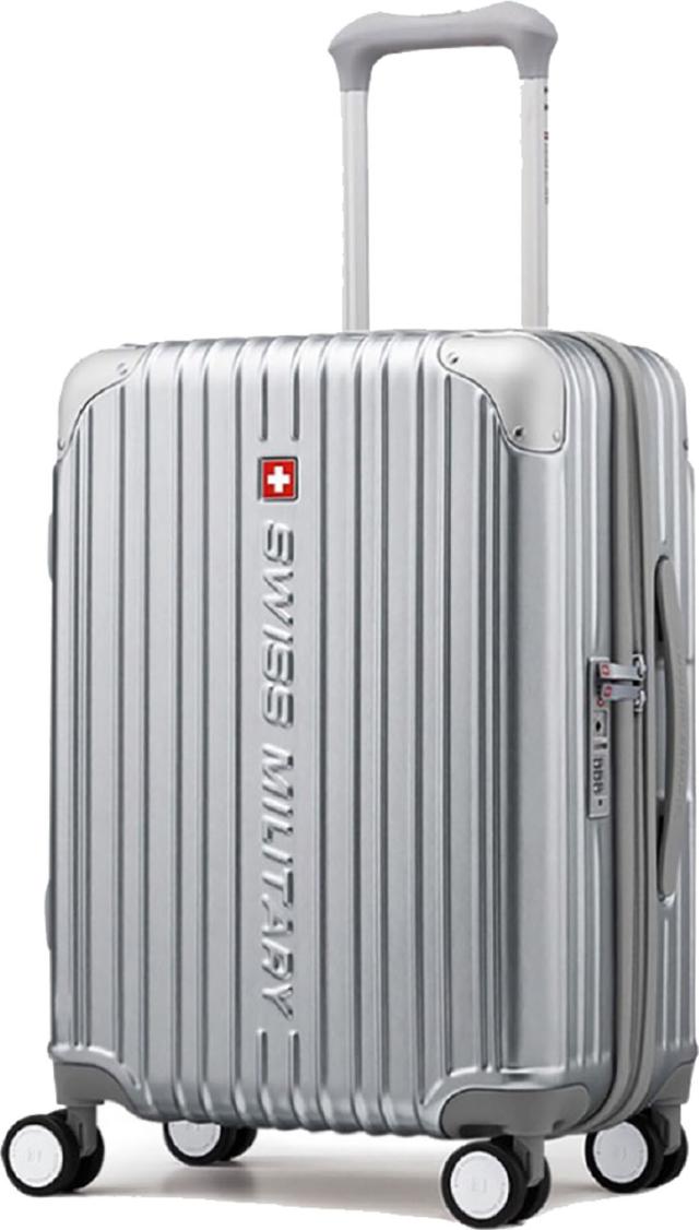 スイスミリタリー SWISS MILITARY CYGNUS スーツケース 55cm シルバー  SMA820SILV