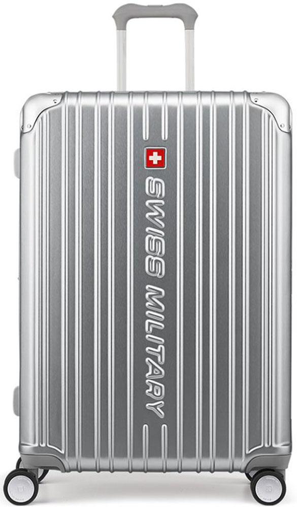 スイスミリタリー SWISS MILITARY CYGNUS シグナス  スーツケース 75cm メタルシルバー  SMA828SILV