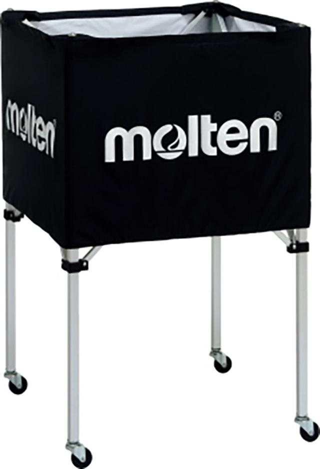 モルテン molten ボールカゴ 中 背高 黒 ブラック 屋内使用 バレーボール バレー ボール出し 練習 折りたたみ バスケットボール 中学 高校 大学 部活 体育館  BK0023K