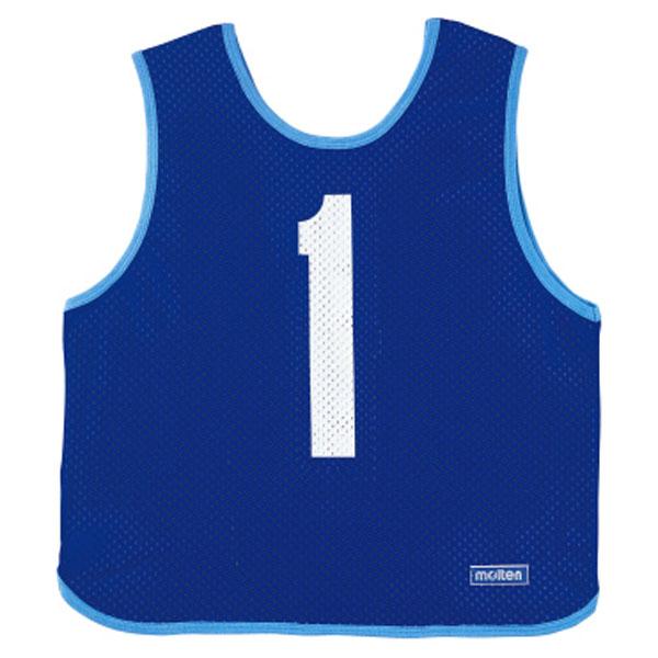 モルテン molten ゲームベスト青 10 枚組み 1 〜 10 運動会 体育祭 ビブス リレー クラス分け 小学校 中学校 高校 体育 サッカー 体育備品 バスケ チーム分け  GB0113B