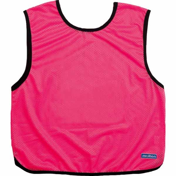 モルテン molten ゲームベスト 無地 10枚セット 蛍光ピンク ビブス 体育祭 リレー 陸上 クラス対抗 運動会 体育備品 サッカー クラス分け 陸上競技 10枚組  GB0113PKNN