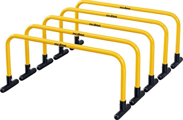 モルテン molten ミニハードル25 黄 イエロー ハードル トレーニング サッカー 陸上 部活 陸トレ ミニハードル 腿上げ 腸腰筋 フットサル ハンドボール 野球 練習  MHDL25