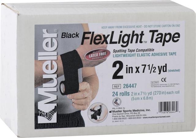 ミューラー MUELLER テープ フレックスライトテープ 50mm ブラック  26447