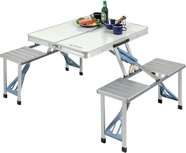 キャプテンスタッグ CAPTAIN STAG アウトドア ラフォーレ DXアルミピクニックテーブル  4人用  UC-9  UC0009
