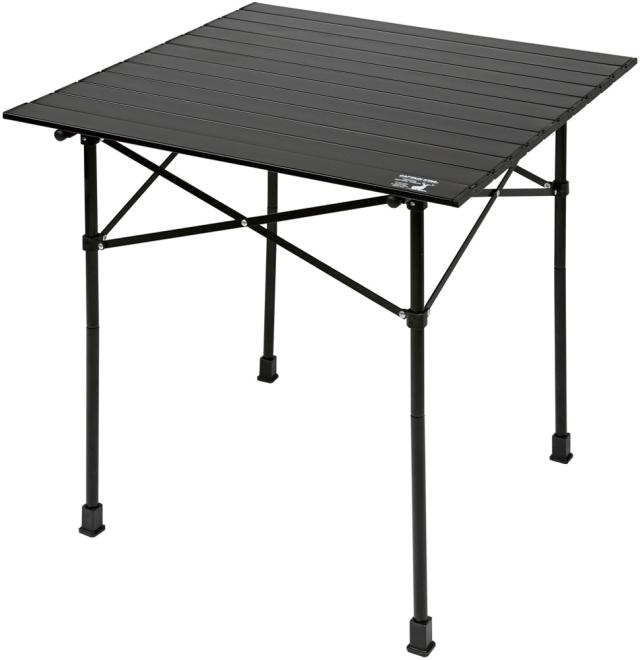 キャプテンスタッグ CAPTAIN STAG アウトドア CSブラックラベルアルミツーウェイロールテーブル type2 テーブル 机 ハイテーブル ローテーブル キャンプ BBQ バーベキュー  UC0551