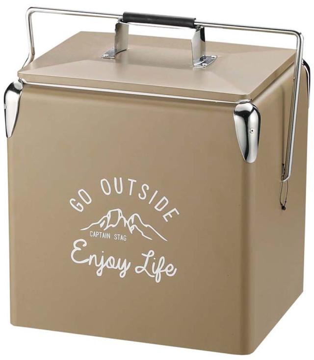 キャプテンスタッグ CAPTAIN STAG アウトドア モンテ ハンディクーラー13L UE-77 シンプルロック方式 出し入れしやすい 熱中症対策 クーラーボックス 保冷バッグ ケース 持ち運び BBQ キャンプ  UE0077