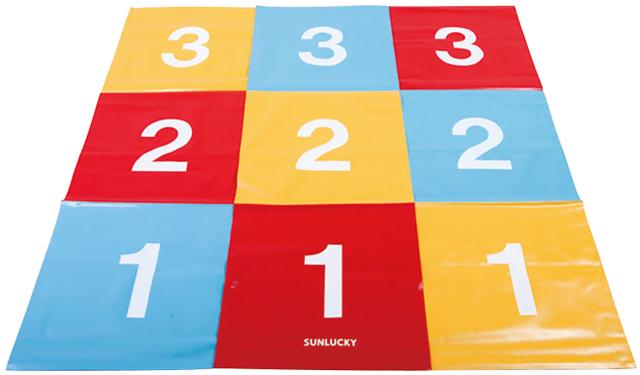サンラッキー Sunlucky トリコロマット サイコロキューブ 投げる ニュースポーツ レクリエーション ゲーム エンタメ 介護 学校 体育 授業 運動会 多目的 フィットネス 健康 遊び  BET1