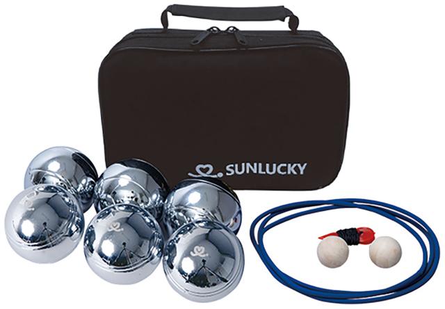 サンラッキー Sunlucky ペタンク シルバー球普及用12 ニュースポーツ 学校 体育 授業 レクリエーション ゲーム エンタメ リハビリ 投げる 地域スポーツ 運動 高齢 老若男女 交流  SRP410