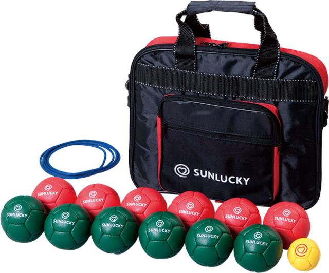 サンラッキー Sunlucky 室内用ソフト球Cセット ペタンク ニュースポーツ 学校 体育 授業 レクリエーション ゲーム エンタメ リハビリ 投げる 地域スポーツ 運動 高齢者 老若男女  SRP530