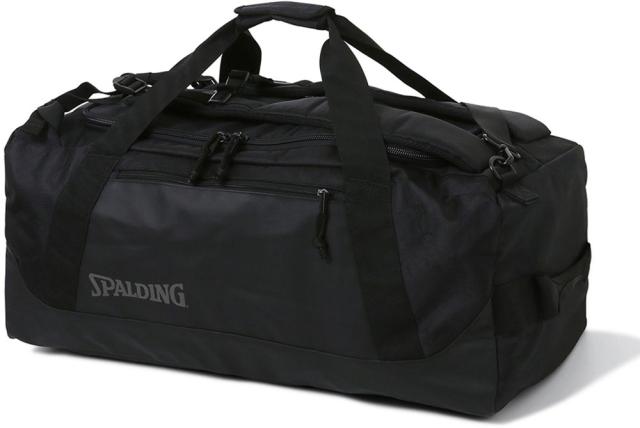 スポルディング SPALDING バスケット ヴァースダッフル 3WAY ブラック 遠征用バッグ バスケット用 3ウェイ ダッフルバッグ バックパック 耐久性 旅行用 合宿 耐水性 ショルダーストラップ  50018BK