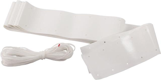 三和体育 テニス テニスネット用白帯取替セット 学校 体育 部活動 クラブ活動 授業 備品 器具 用品 用具 予備 練習 ビニロン製 金具 修繕 修理 補修 取付ロープ付  S2371