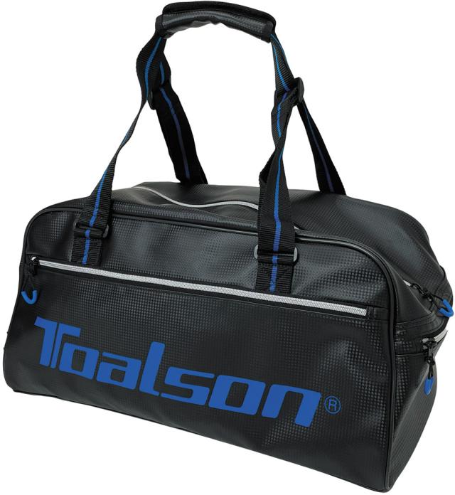 トアルソン Toalson テニス ボストンバッグ BOSTON BAG ブラック シューズ ダッフルバッグ 持ち運び 練習 試合 大会 ツアーバッグ ポケット 部活 クラブ トレーニング  1FT2208K