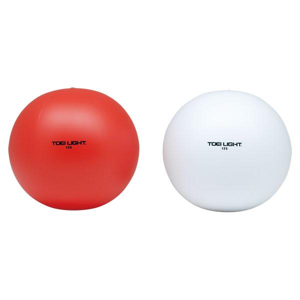 トーエイライト TOEI LIGHT 紅白大玉送り 125 赤 白 レッド ホワイト 紅白 大玉 大玉転がし 運動会 体育祭 小学校 中学校 クラス対抗 リレー 運動会種目 直径125cm  B2447