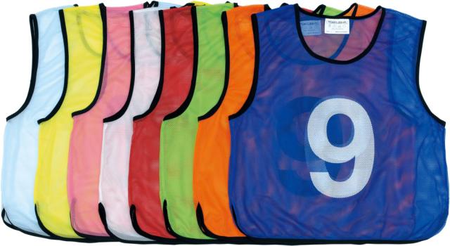 トーエイライト メッシュベスト 1〜10 サックスブルー 運動会 体育祭 ビブス リレー クラス分け 小学校 中学校 高校 体育 サッカー 体育備品 バスケ チーム分け B3254S