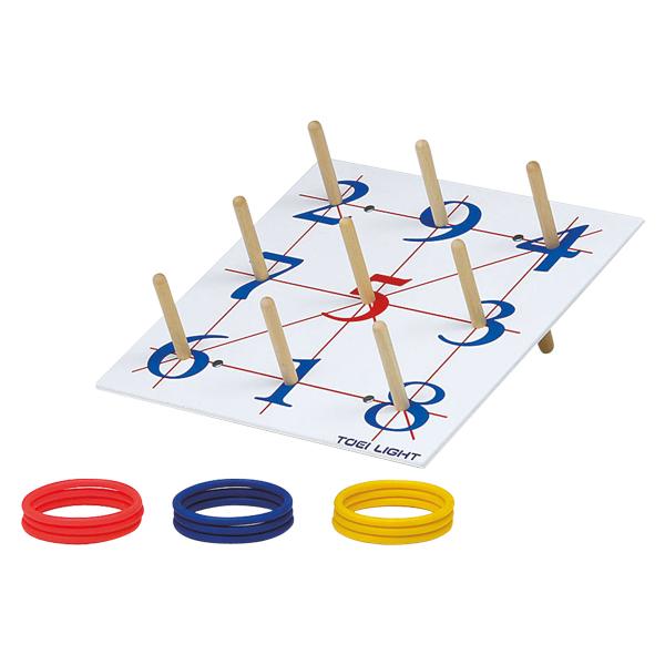 トーエイライト TOEI LIGHT 【メーカー直送品】 輪投げ600TPR 輪投げ スタンダードタイプ 屋台 文化祭 幼稚園 小学校 保育園 数字 わなげ 幼児 体づくり ビンゴ 角度設定  B6161