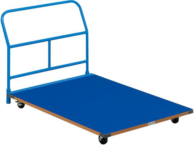 トーエイライト TOEI LIGHT 【メーカー直送品】 マットトラック 90×120 学校体育器具 台車 運搬 カーペット張り 体育館 体育 授業 自在式 ストッパー付き 簡単組立 保護ゴム  T1695