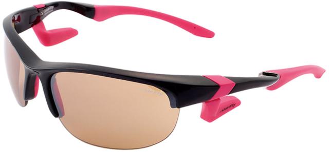 エアフライ Airfly 鼻パッドのないスポーツサングラス AF-102 C-5S レディース ブラック ゴーグル メガネ ラウンドシェイプ 遮光性 熱中症対策 紫外線 8カーブレンズ  AF102C5S