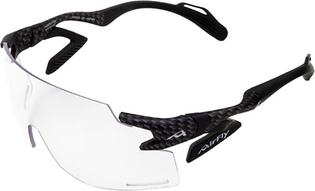 エアフライ Airfly 鼻パッドのないスポーツサングラス AF-301 C-33BK 調光レンズ UVカット率99以上 大型 自転車 前傾姿勢 視界 確保 熱中症対策 メガネ  AF301C33BK