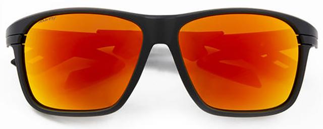 エアフライ Airfly AIRFLYスポーツサングラスAF402アンバーミラーレンズ組込みセット ブラックマット×アンバーミラー 鼻パッド無い 軽量 UVカット99以上 熱中症対策  AF402C1AM